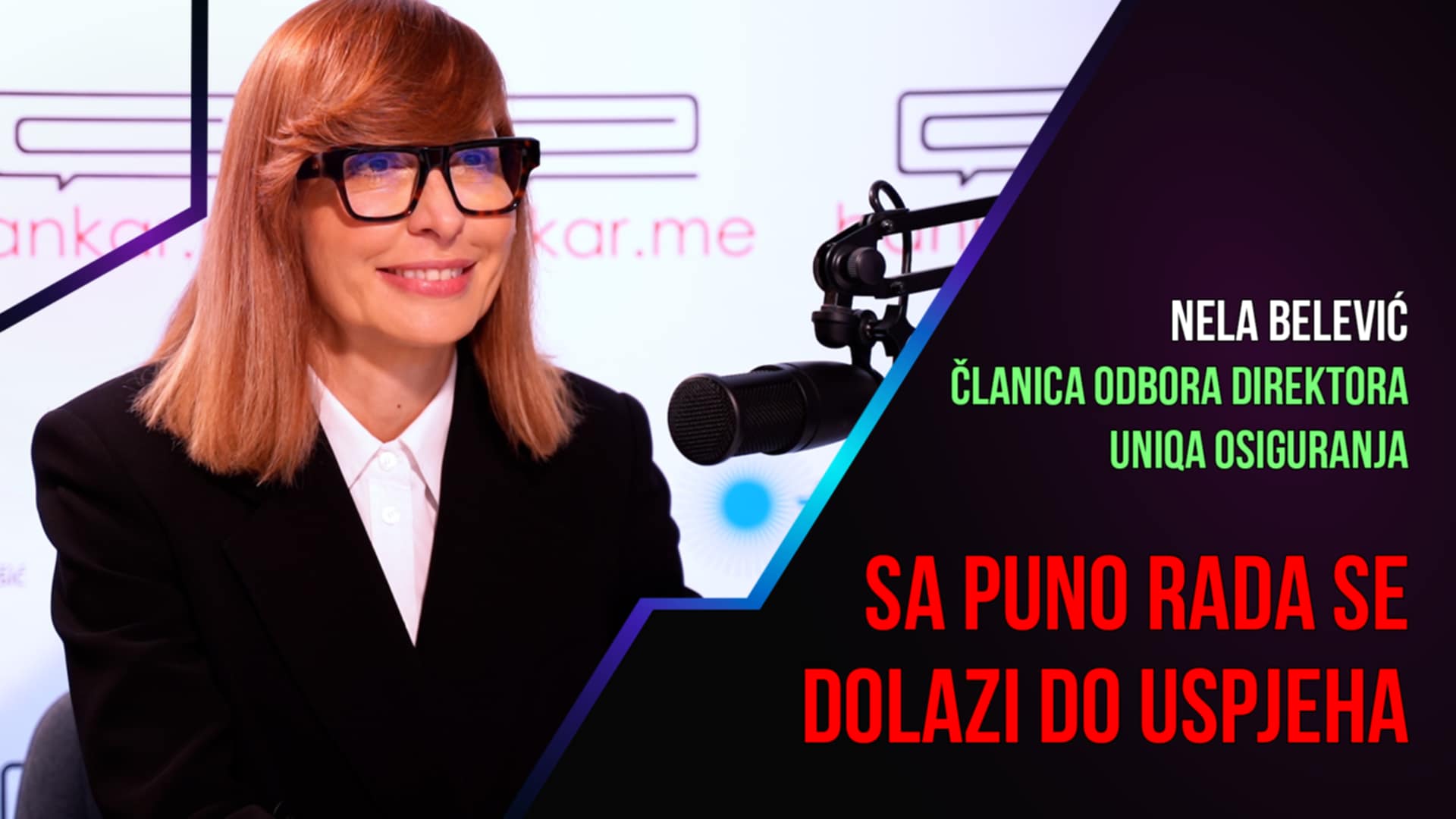 Danas nova epizoda Bankar podcasta: Gošća Nela Belević, članica Odbora ...